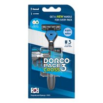 Бритвенный станок со сменными кассетами Dorco Pace 3 Cross 3 лезвия ...