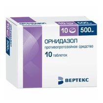 Орнидазол таблетки 500 мг 10 шт - купить с самовывозом в СберМаркет