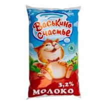 Молоко 3,2% пастеризованное 900 мл Васькино счастье БЗМЖ - купить с ...