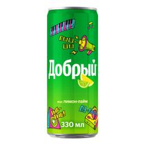 Газированный напиток Добрый лимон-лайм 330 мл - купить с самовывозом в ...