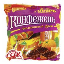 Конфеты желейные Сибирь кондитерская фабрика Конфежель Апельсиновый ...