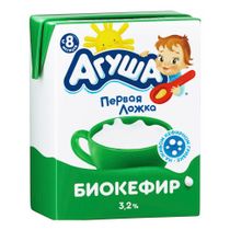 Кефир детский Агуша с 8 месяцев 3,2% БЗМЖ 200 мл - купить с самовывозом ...