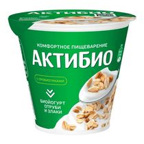 Йогурт Актибио отруби-злаки 2,9% БЗМЖ 220 г - купить с самовывозом в ...