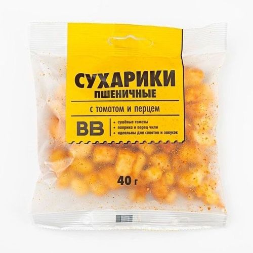 Сухарики пшеничные ВкусВилл с томатом и перцем 40 г - купить с ...