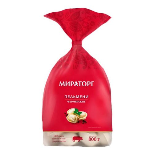 Пельмени Мираторг Фермерские 800 г - купить с доставкой на дом в СберМаркет