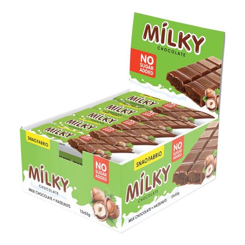 Батончик Snaq Fabriq Milky с шоколадно-ореховой пастой 55 г - купить с ...
