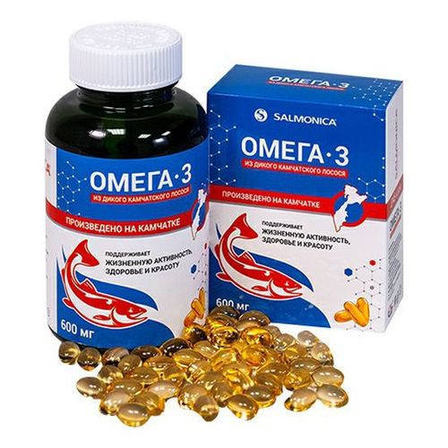 Омега-3 Salmonica из дикого камчатского лосося капсулы 240 шт - купить ...