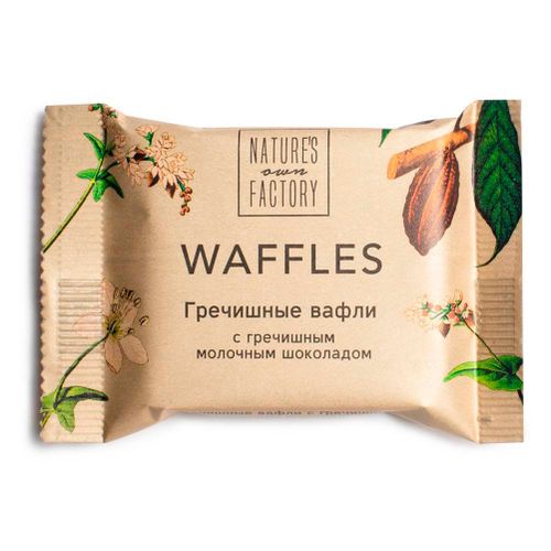 Вафли Nature's Own Factory гречишные с молочным шоколадом 20 г - купить ...