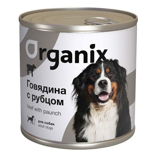 Влажный корм Organix говядина с рубцом для собак 750 г - купить с ...