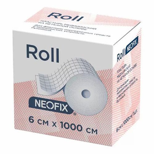 Пластырь для фиксации Neofix медицинский на нетканой основе Roll 6 х ...