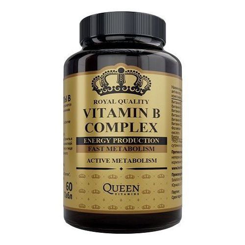 Комплекс витаминов В Queen Vitamins таблетки 60 шт - купить с доставкой ...