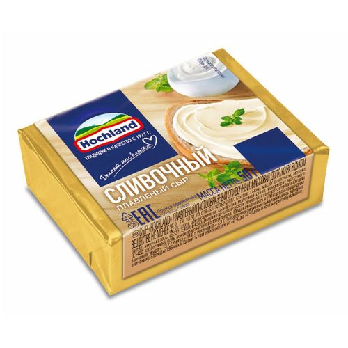 Сыр плавленый Hochland Сливочный 35% 50 г - купить с доставкой на дом в ...