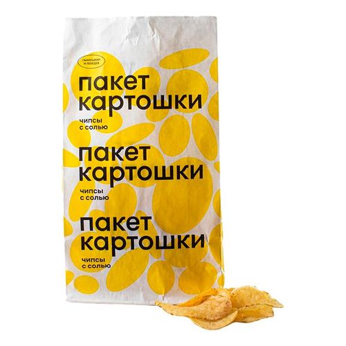 Чипсы картофельные Пакет картошки с солью 100 г - купить с доставкой на ...