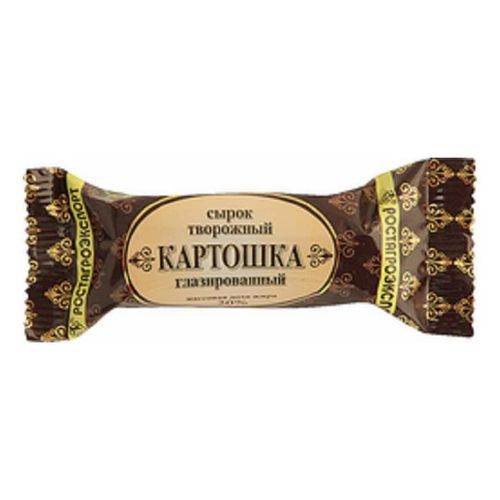 Сырок творожный Ростагроэкспорт Картошка глазированный 20% СЗМЖ 45 г ...