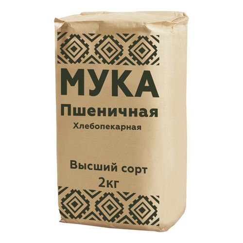 Мука пшеничная хлебопекарная 2 кг - купить с доставкой на дом в СберМаркет