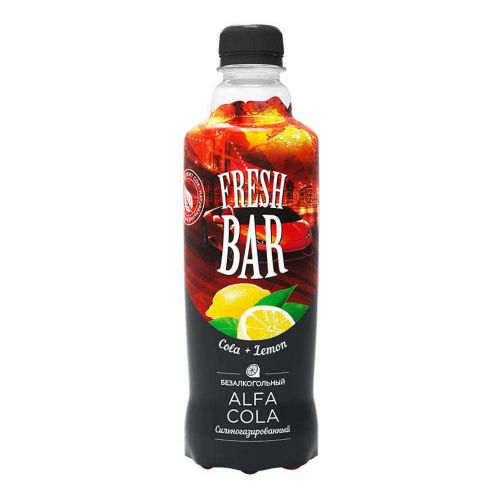 Газированный напиток Fresh Bar Alfa Cola 480 мл - купить с самовывозом ...