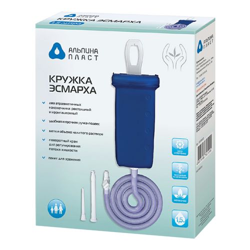 Кружка Эсмарха Альпина Пласт 2 л - купить с самовывозом в СберМаркет