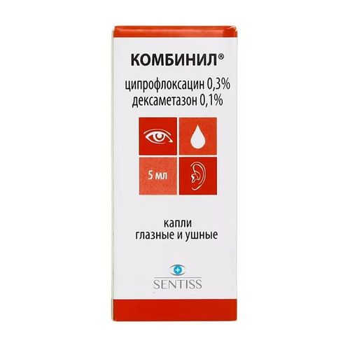 Комбинил глазные капли и ушные 4 мг 5 мл купить с доставкой на дом в
