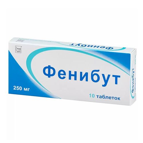 Фенибут таблетки 250 мг 10 шт - купить с самовывозом в СберМаркет