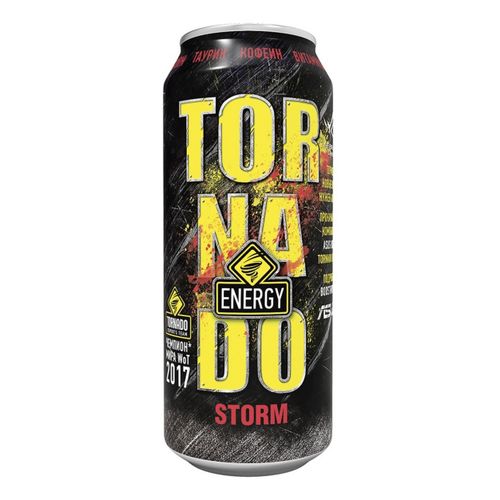 Энергетический напиток Tornado Energy Storm газированный 450 мл ...