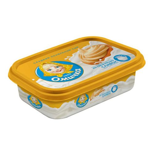 Плавленый сыр Омичка Сливочный 30% БЗМЖ 180 г - купить с доставкой на ...