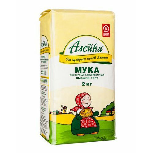 Мука Алейка пшеничная хлебопекарная 2 кг - купить с самовывозом в ...