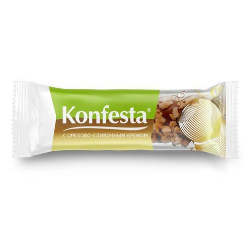 Конфеты глазированные Konfesta с орехово-сливочной начинкой 180 г ...