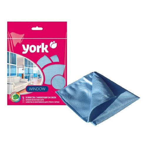 Салфетка York для стекол и зеркал из микрофибры 30 х 30 см - купить с ...