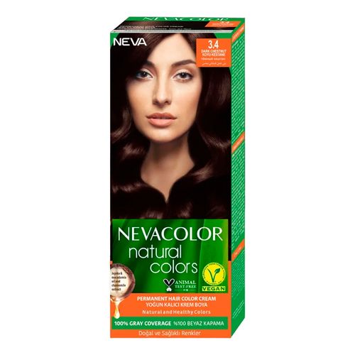 Крем-краска для волос Neva Nevacolor Natural Colors тон 3.4 Темный ...